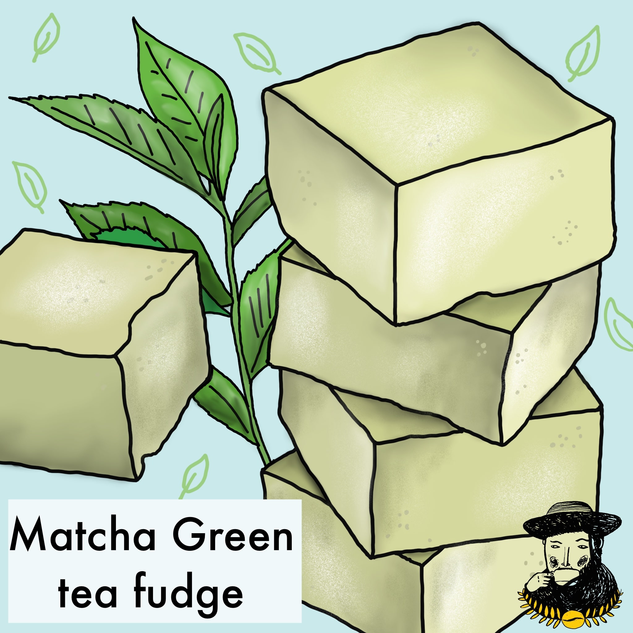Matcha Green Tea Fudge - Butterworth & Son